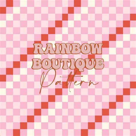 Chequered Seamless Pattern Checkered Pattern Pink Pattern Etsy