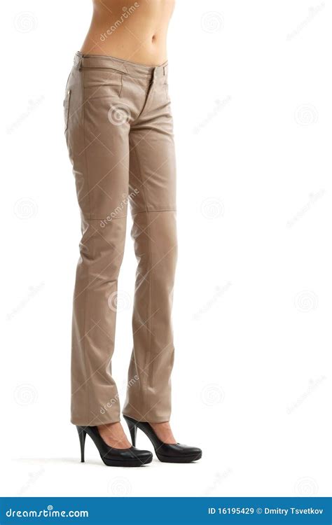 Female Legs In Jeans And Bare Stomach Stock Image Image Of Feminine
