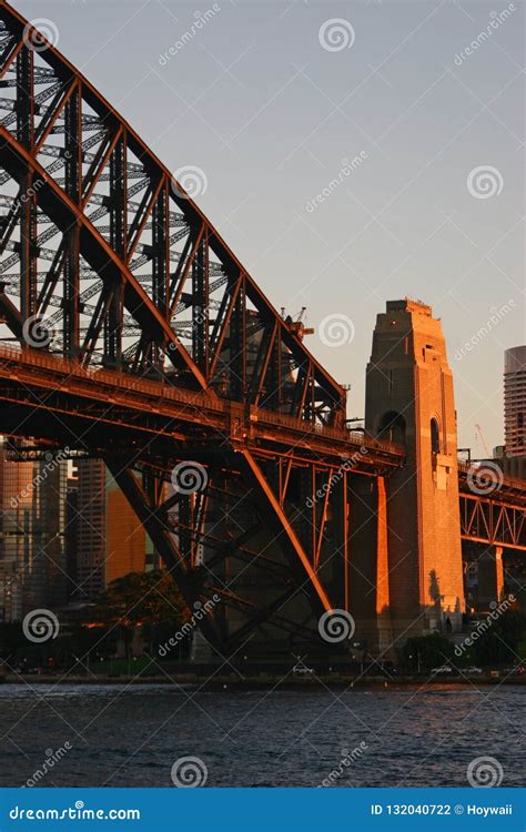 Iconic Sydney Harbor Bridge Australia Historic Steel Truss Arch