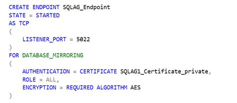 Configure A Sql Server Always On Availability Group On The Domain Independent Failover Cluster