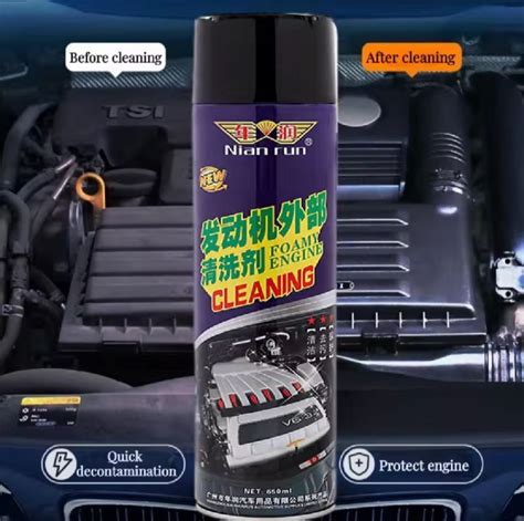 650ml Engine Cleaner Spray Fast Clean Engine Degrease Foam Aerosol