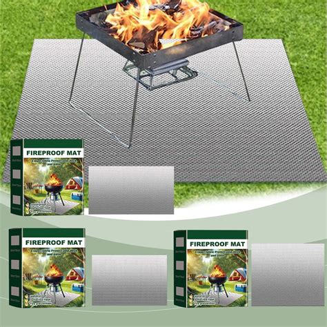 Fresh Picks Fireproof Bbq Mat Stain Resistant Outdoor Mat Wear