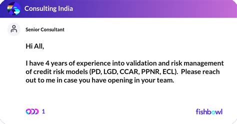 Hi All I Have 4 Years Of Experience Into Validat Fishbowl