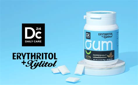 Dc24 Daily Care Xylitol Chewing Gum With Erythritol