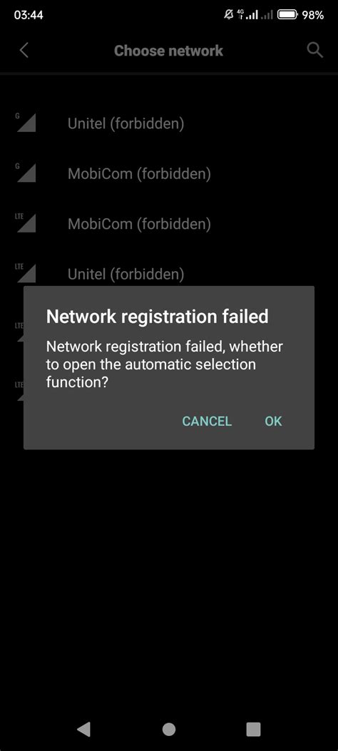 Ondo Users Did Your Network Stop Working Mine Did After Restarting The Phone Rmongolia