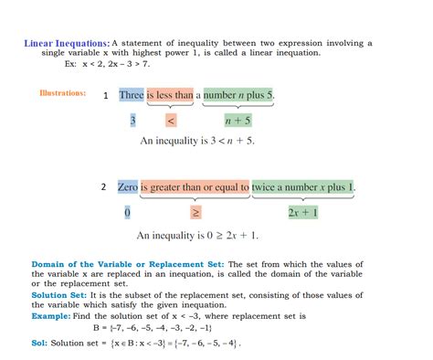9 1 Linear In Equations Definition MicroMerits Online Classes Practice Tests