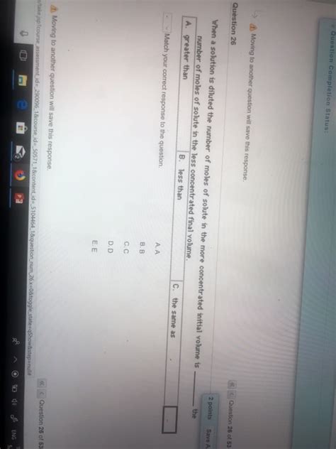 Solved Question Completion Status N 26 Of 53 Question 26 2