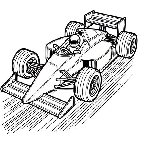 Carro De Corrida 2 Para Colorir Imprimir E Desenhar Coloringlib Com