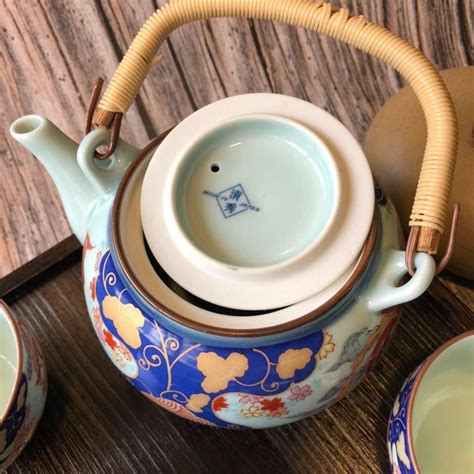 Japanese Imari Tea Set With Phoenix Motif Furniture And Home Living Kitchenware And Tableware