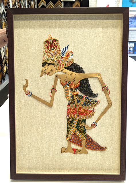 Javanese Leather Puppet Framing Frame Today
