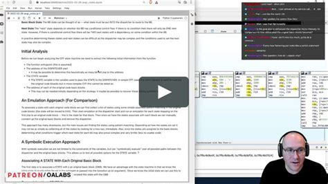 live stream vod using angr symbolic execution to remove control flow