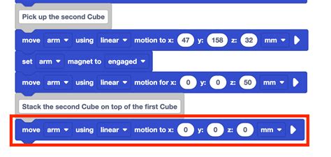 Unit 8 Stacking Objects Lesson 2 Stacking Cubes Vex Education