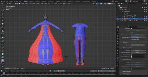 Cloth Is Floating Inward After Applying Animation And Rigging Blender Artists Community