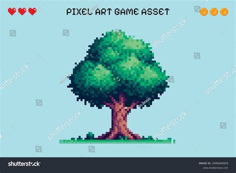 How To Draw Pixel Art Trees