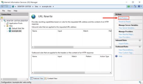 IIS Redirect To HTTPS With Windows