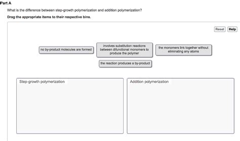 Solved Part A What Is The Difference Between Step Growth