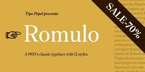 Romulo Font Download Fonts Empire