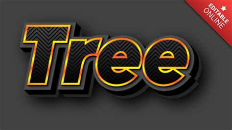 Tree Text Effect Generator Tree Text Effect Generator