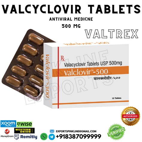 Valtrex Valacyclovir 500 Mg Tablets At Rs 250 Bottle Valtrex Tablets
