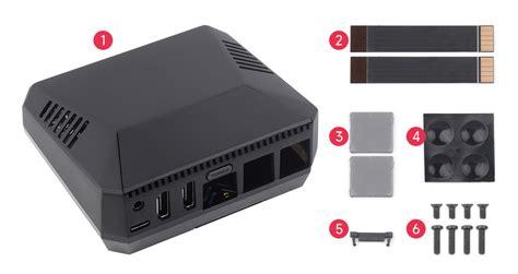 Argon One V3 Aluminum Alloy Case For Raspberry Pi 5 Built In Cooling