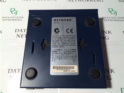 Netgear En104 4 Port 10base T Ethernet Network Hub