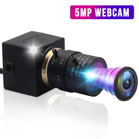 Elp 5mp High Resolution Cmos Ov5640 Uvc Cctv Industrial Usb Webcam