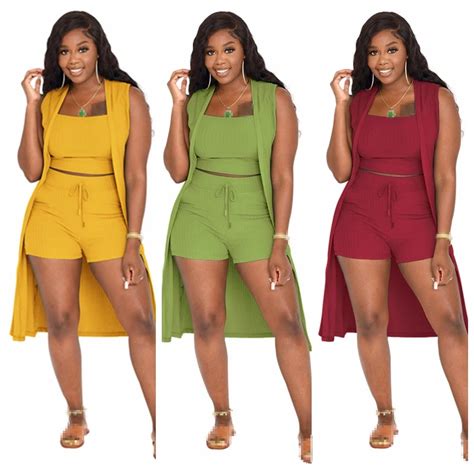 Two Piece Set Summer 2 Piece Set Women Outfits Shorts Sets Sexy Outfits