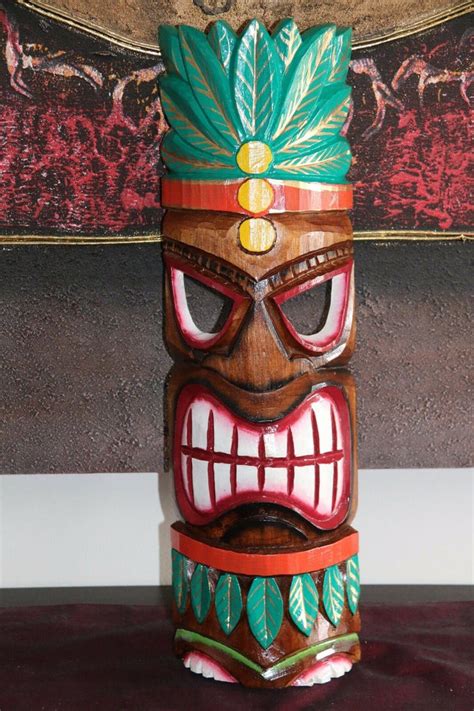 New Hand Crafted Tiki Bar Polynesian Tiki Mask Totem Many Varietie