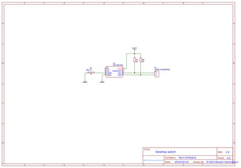Desktop Watch OSHWLab