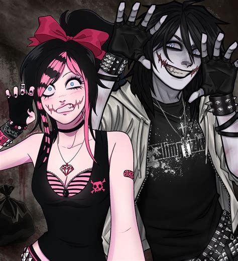 Nina And Jeff Nina And Jeff Art Clockwork Creepypasta Official Art