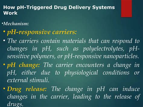 Working Of Stimuli Responsive Drug Deliverysystems Pptx