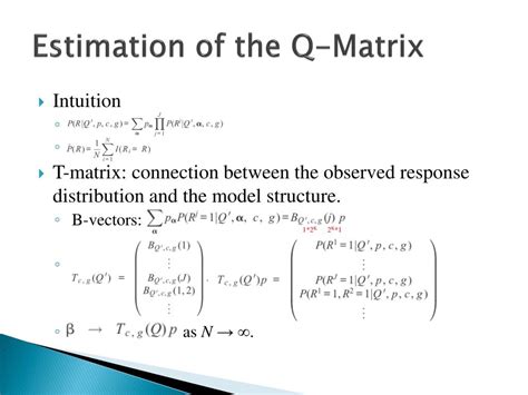 Ppt Data Driven Learning Of Q Matrix Powerpoint Presentation Free Download Id 3444914