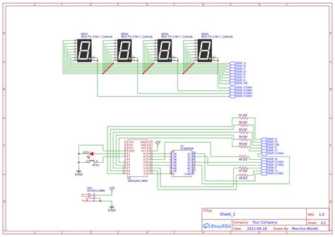 Reaction Timer EasyEDA Open Source Hardware Lab