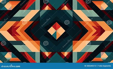 Abstract Geometric Background Illustration Ai Generative Stock Illustration Illustration Of