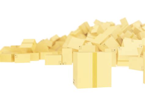 배달 개념입니다 골 판지 상자 배경입니다 텍스트를 위한 공간입니다 3 차원 렌더링 3차원 형태에 대한 스톡 벡터 아트 및 기타