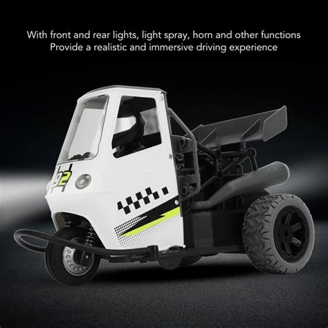 three wheeled rc car 1 18 rc drift car fast response speed with