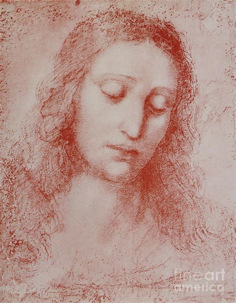 Self Portrait In Red Chalk