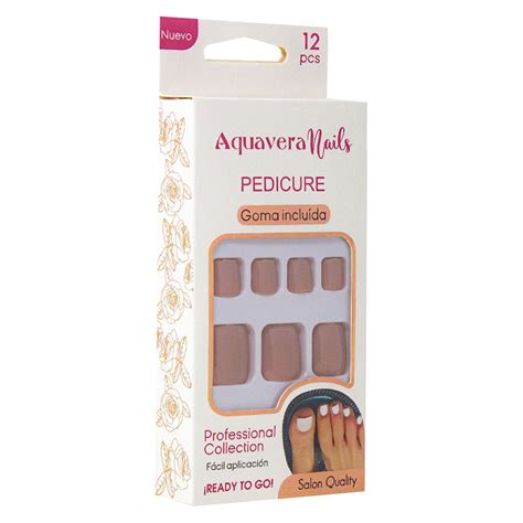 Uñas Postizas Para Pies Modelo 2 Aquavera Cosmetics