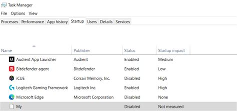 Program Titled My Appears In Task Manager Startup Tab R Windowshelp