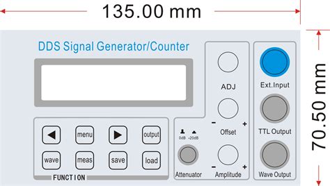 sgp1010s dds signal generator direct digital synthesis function counter