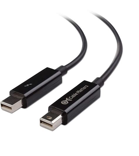 Cable Matters Intel Certified Thunderbolt Cable Thunderbolt 2 Cable In Black 1m Uk