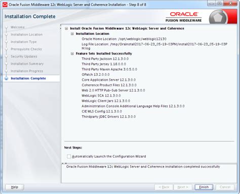 weblogic 12c installation implementation in linux with gui