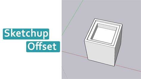 Cara Offset Garis Di Sketchup