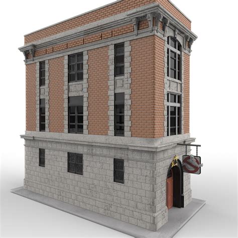 🏘️ Ghostbusters Firehouse・ Stl File For 3d Printing・cults