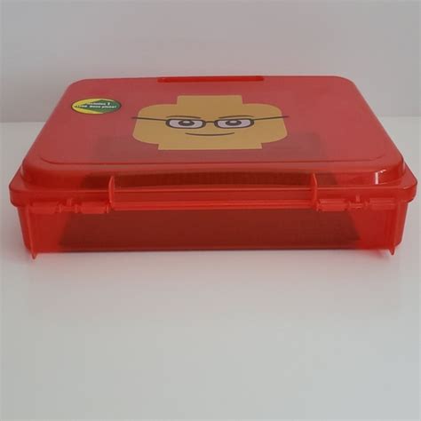 Lego Toys Lego Iris Project Case With Base Plate Red Poshmark
