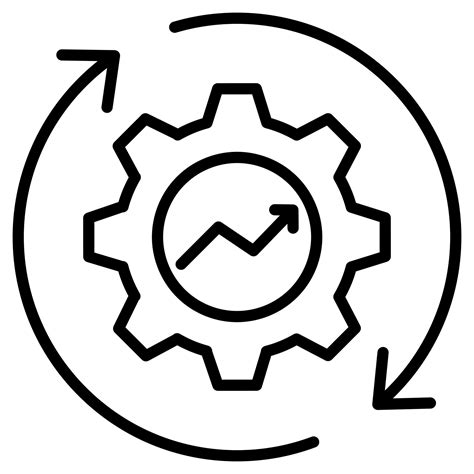 Production Efficiency Icon Line Vector Illustration 38493895 Vector Art