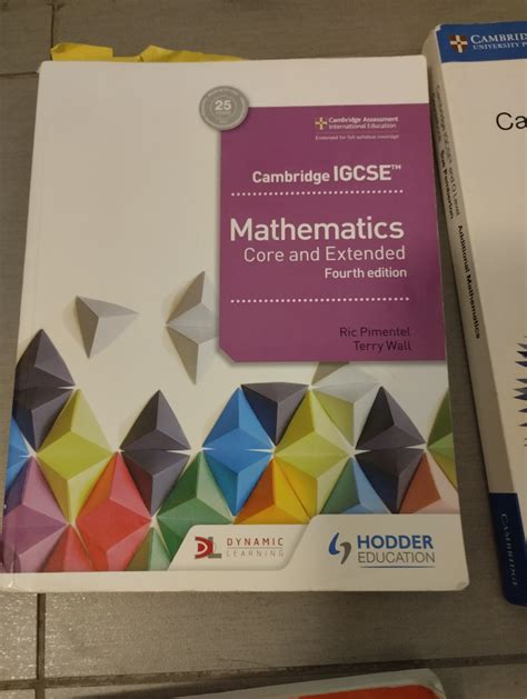 Cambridge Igcse Mathematics Core And Extended 4th Edition Textbook Hobbies And Toys Books