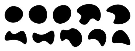 Premium Vector Vector Abstract Organic Shapes Or Blob Set