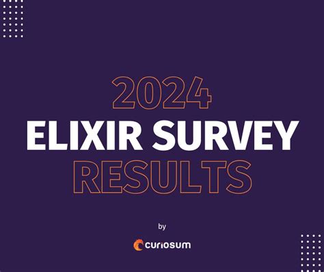 Curiosum On Linkedin Elixirsurvey2024 Elixir Myelixirstatus