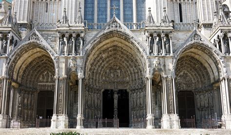 South Porch Chartres Cathedral World History Encyclopedia